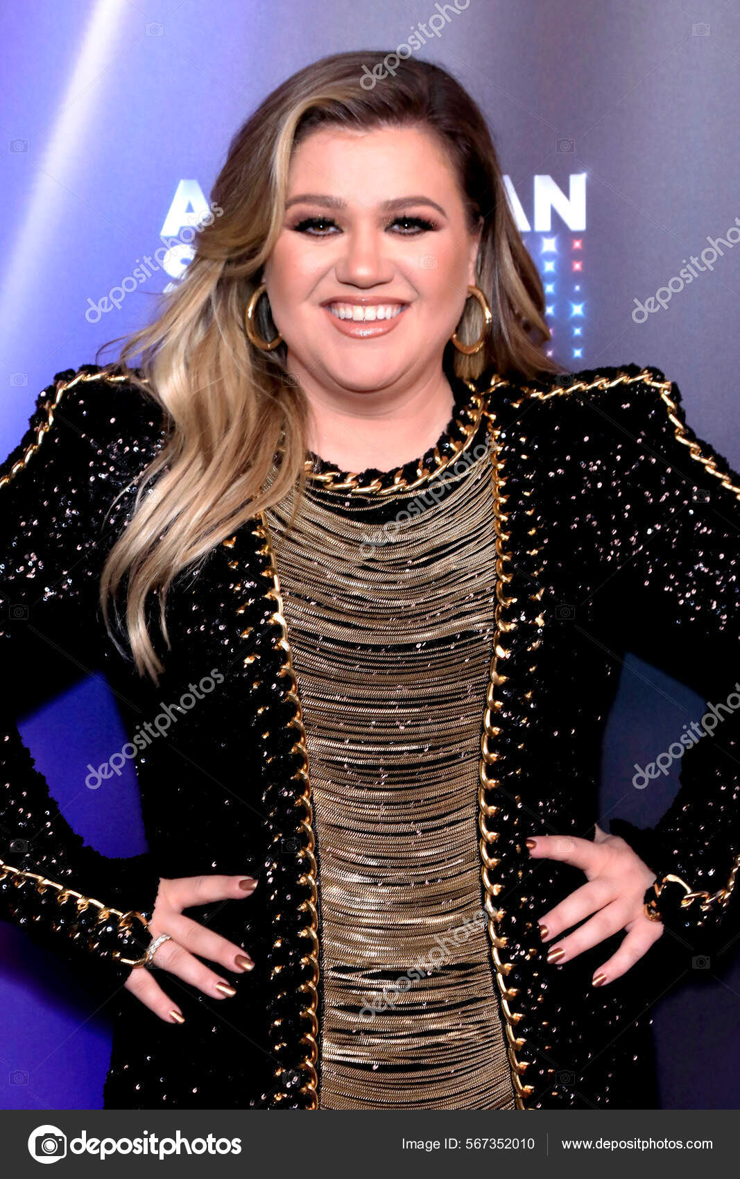 Los Angeles May Kelly Clarkson American Song Contest Week Grand – Stock ...