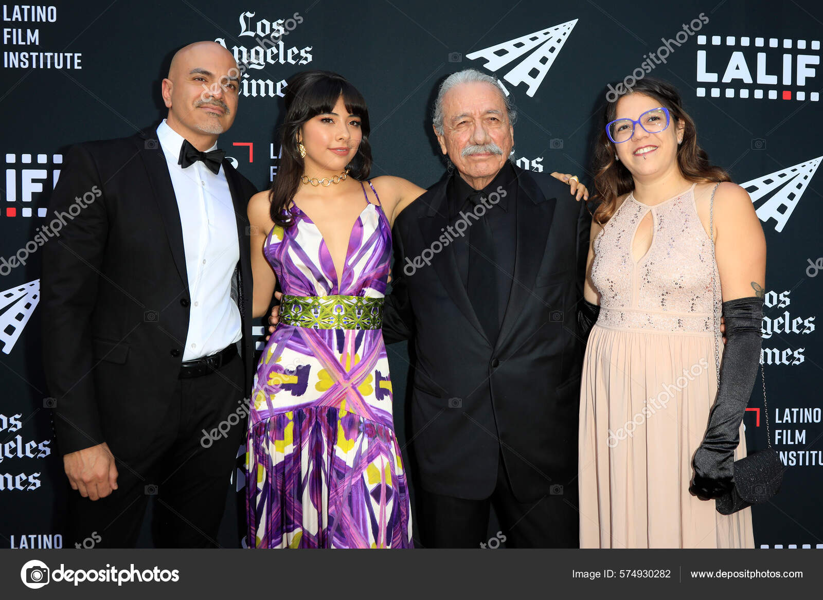 Los Angeles Jun Rafael Agustin Xochitl Gomez Edward James Olmos — Stock ...