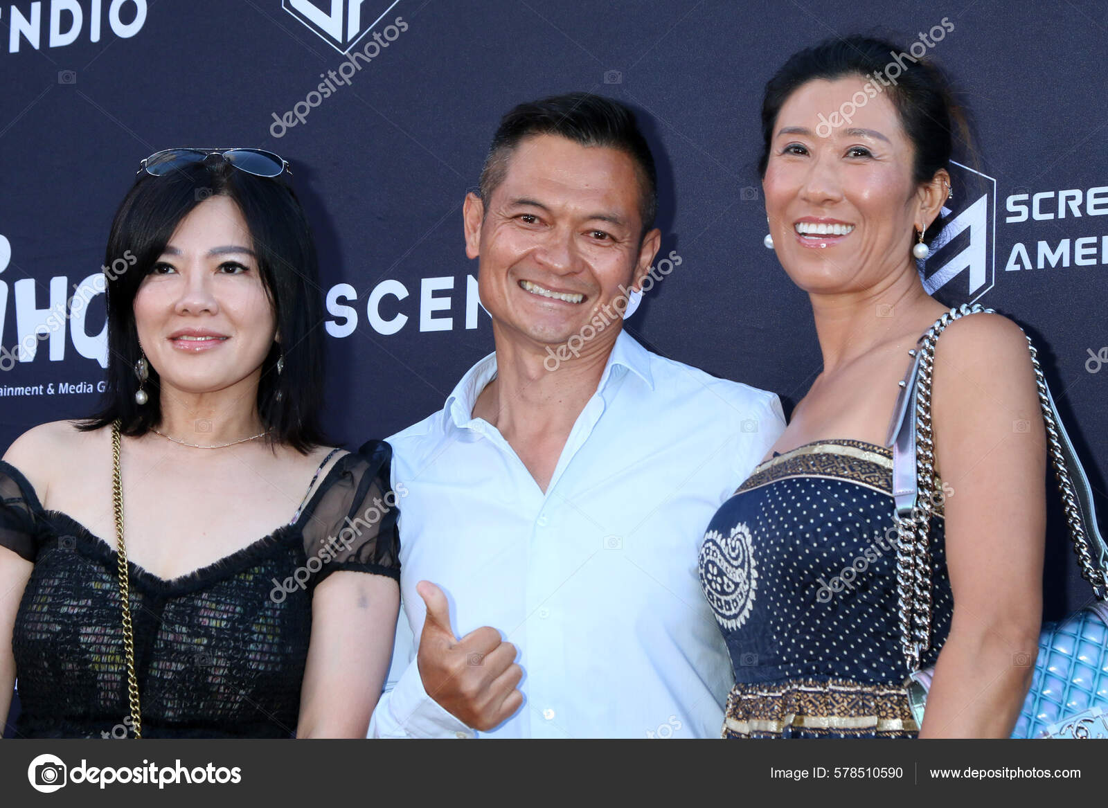 Los Angeles Jun Vivian Chen Andy Cheng Cheng Kai Chung — Stock ...