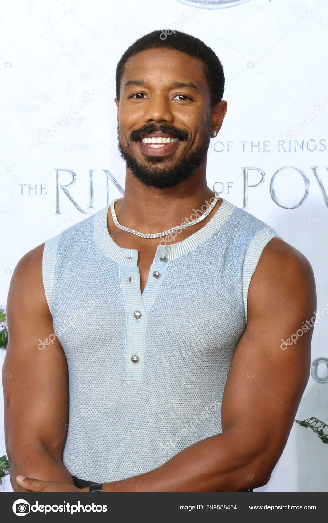 Los Angeles Aug Michael Jordan Lord Rings Rings Power Premiere – Stock ...