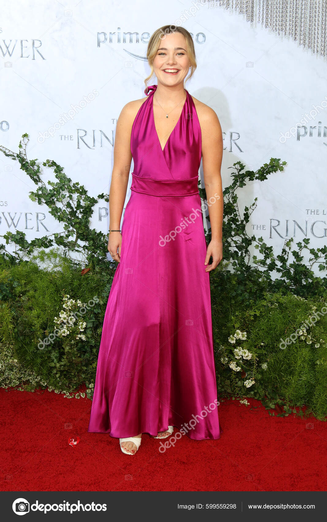 Los Angeles Aug Lexi Simonsen Lord Rings Rings Power Premiere – Stock ...