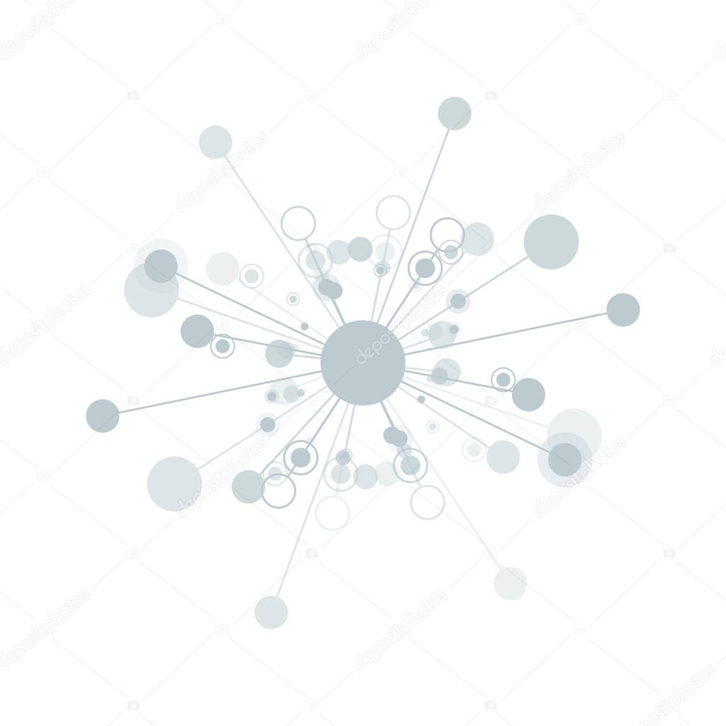 Molecule logo template icon, science genetics logo, DNA helix. Análisis ...