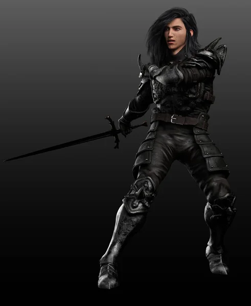 Fantasy Medieval Dark Knight Armor Sword Stock Photo by ©Ravven 524238166