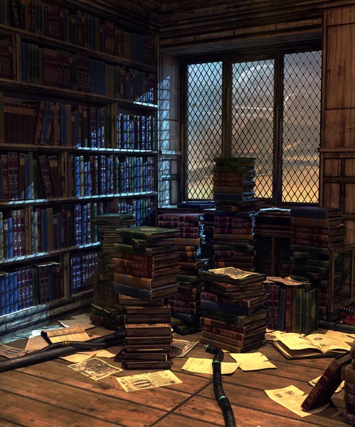 Fantasy Library Background