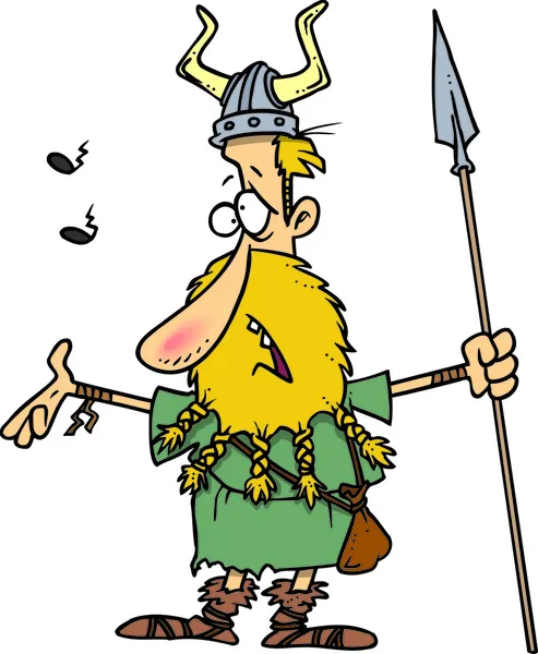 Cartoon Viking Opera Singer Stock Vector Image by ©ronleishman #13983529