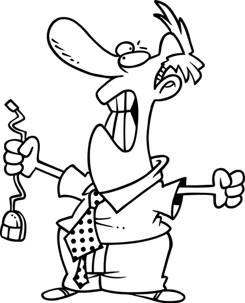 Cartoon computer guy Vector Art Stock Images | Depositphotos