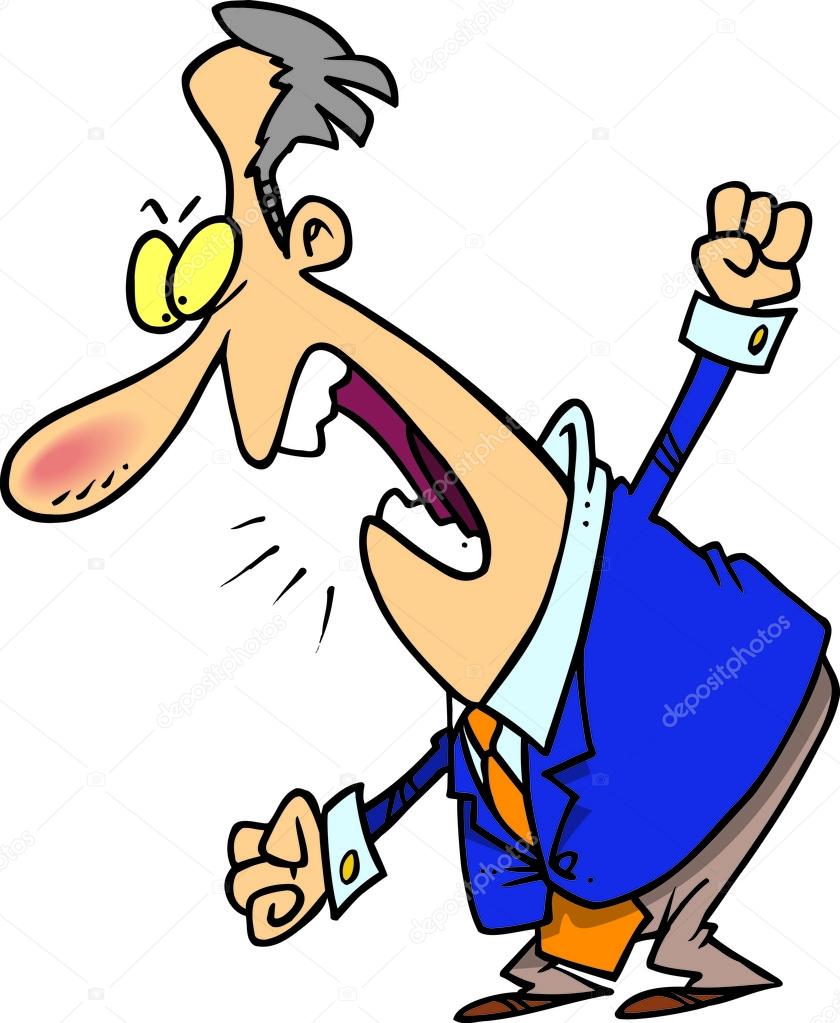 A Boss Man Shouting Stock Vector Image by ©ronleishman #13915211 A Boss Man Shouting Stock Vector Image by ©ronleishman #13915211