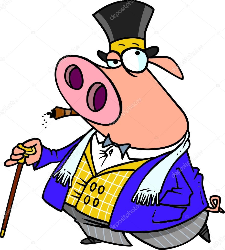 Large Pig Clipart