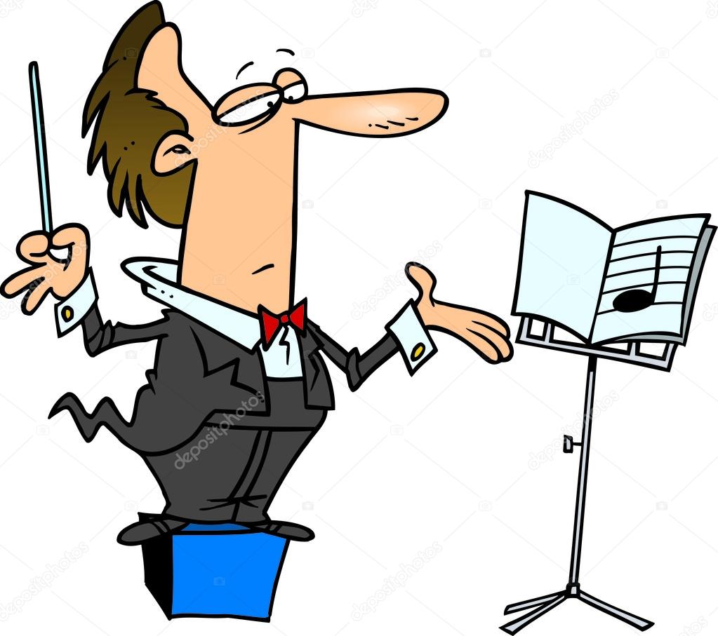Orchestra Conductor Cartoon