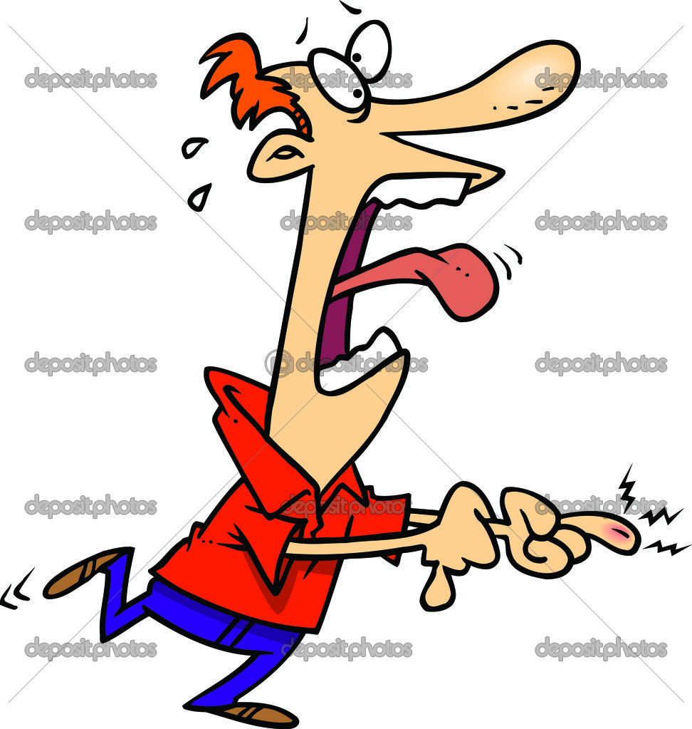 Dedo de dibujos animados Sliver Vector de stock #13916640 de ©ronleishman