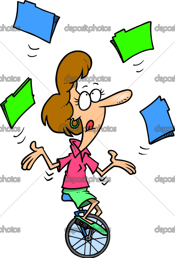 Cartoon Business Juggler Stock Vector Image by ©ronleishman #13917331