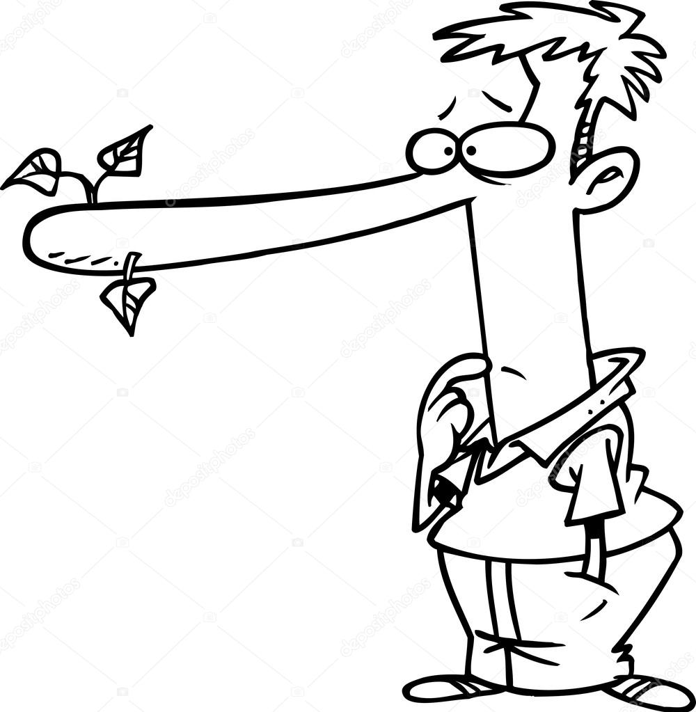 Cartoon Liar Stock Illustration by ©ronleishman #13918234 Cartoon Liar Stock Illustration by ©ronleishman #13918234