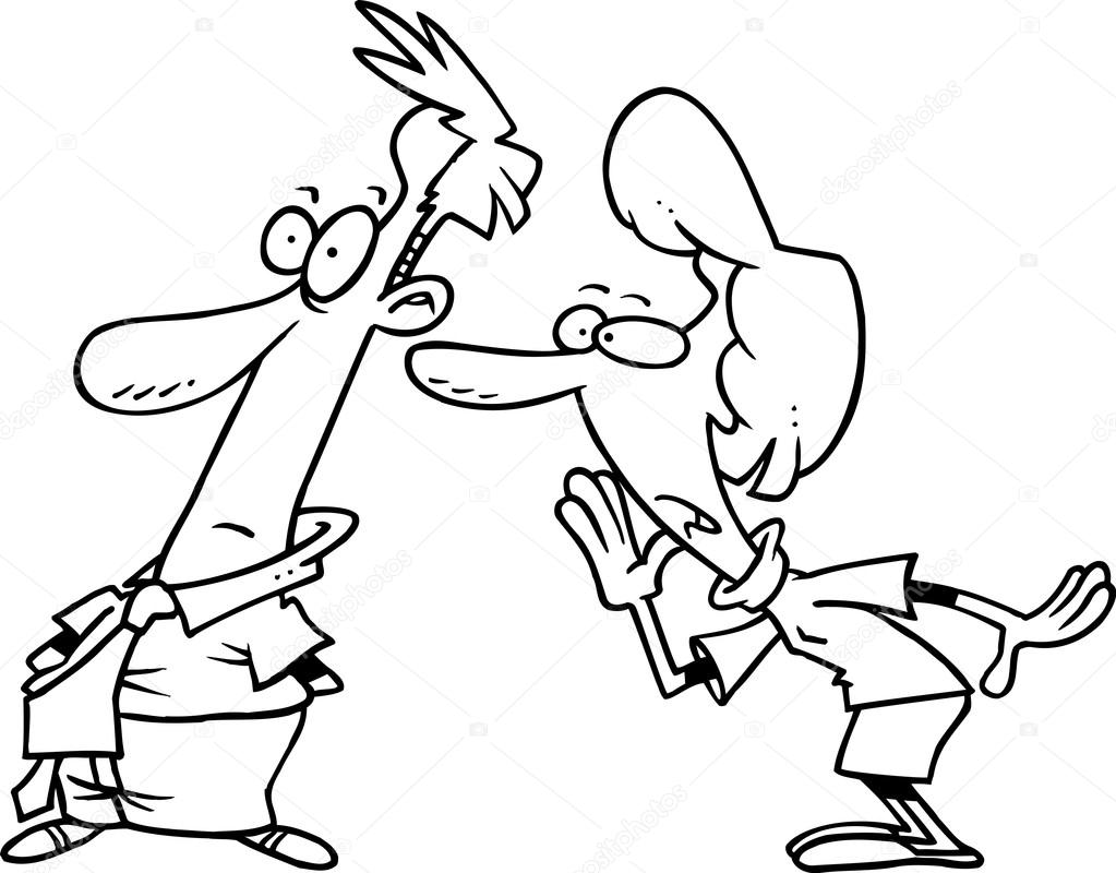 Cartoon Business Secret Stock Vector by ©ronleishman 13918430