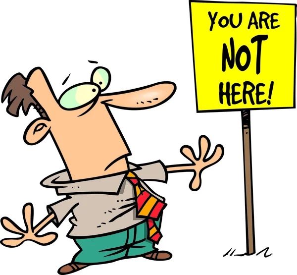 Cartoon woman looking up | Confused cartoon woman looking at a sign ...