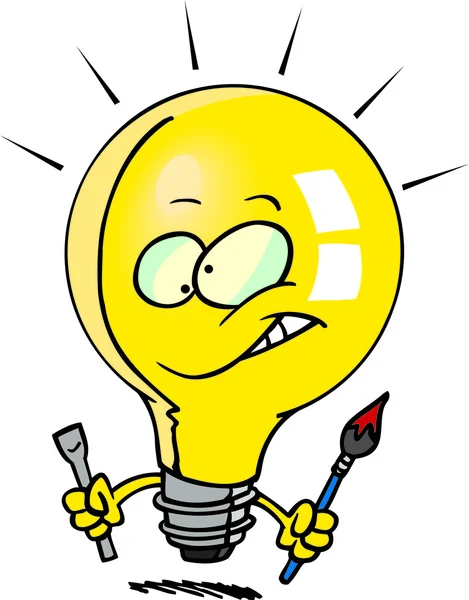 Outlined cartoon light bulb Stock Vector Image by ©yayayoyo #65874439