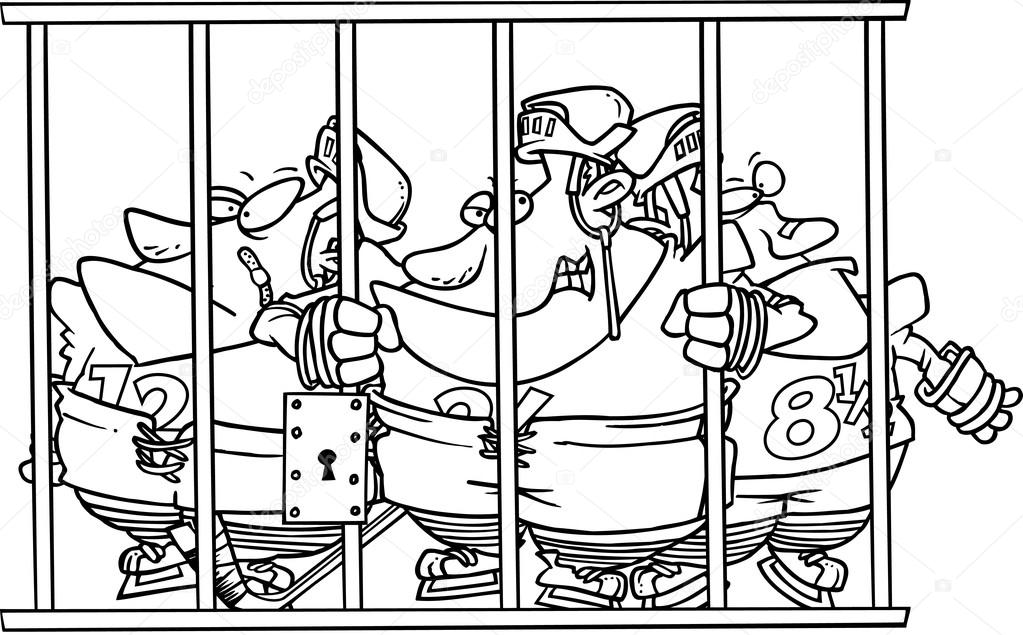 Cartoon Hockey Penalty Stock Vector Image by ©ronleishman #13948899