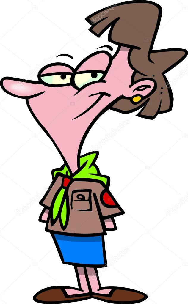 Cartoon Den Mother Stock Vector by ©ronleishman 13949759