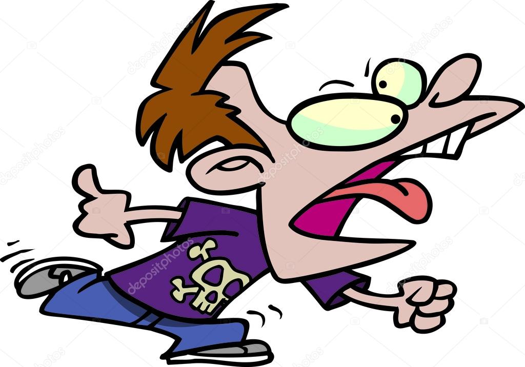 Dibujos animados Rebel Kid Vector de stock por ©ronleishman 13949968