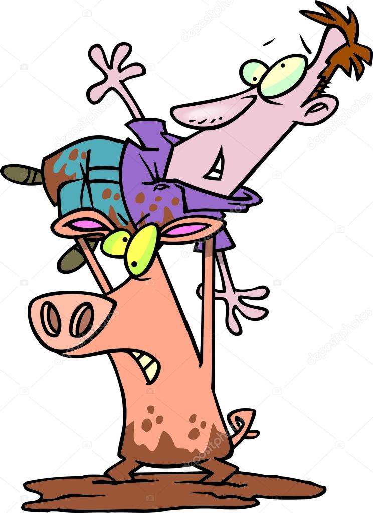 Muddy Person Cartoon