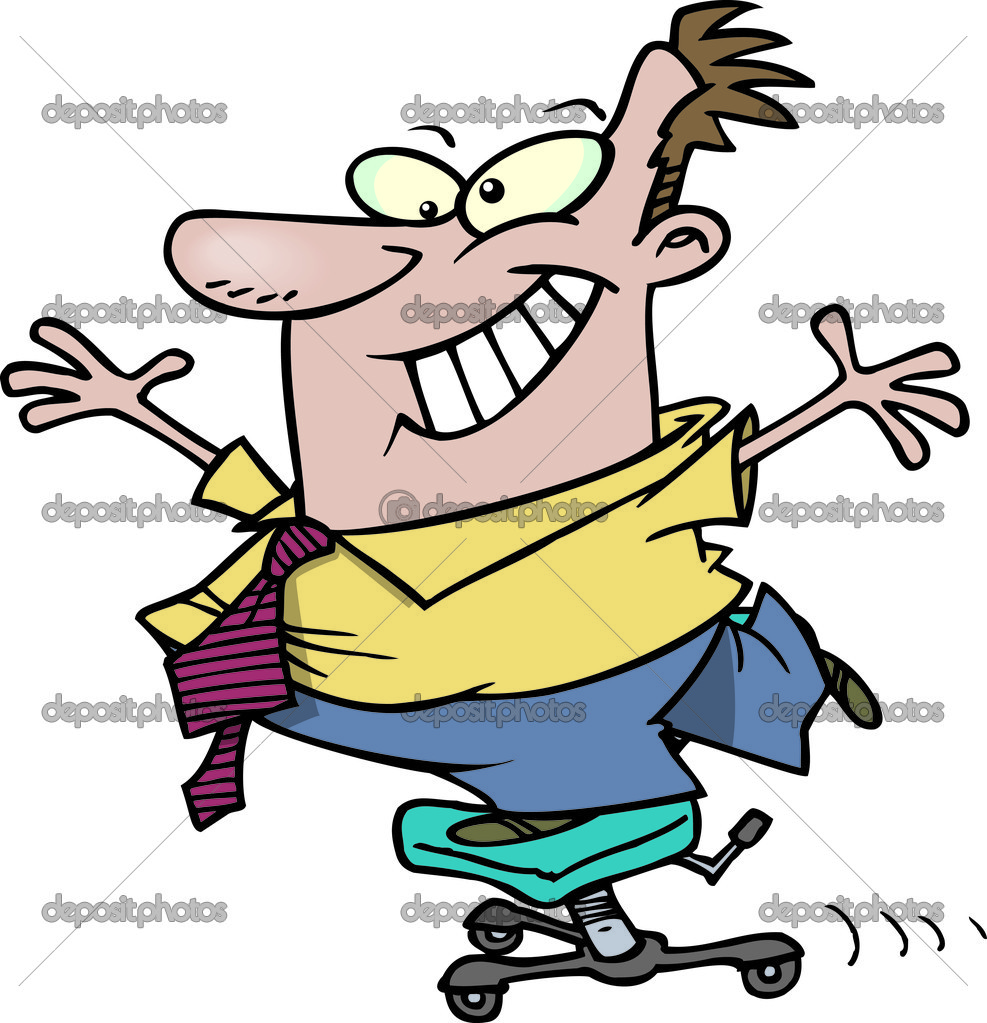 Cartoon Zakenman Hijinks — Stockvector © Ronleishman 13951195