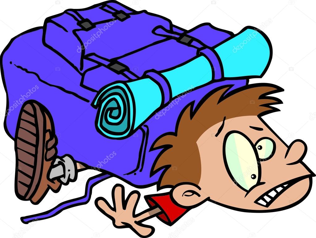 Cartoon jongen wandelaar vectorafbeelding door © ronleishman ⬇ ...