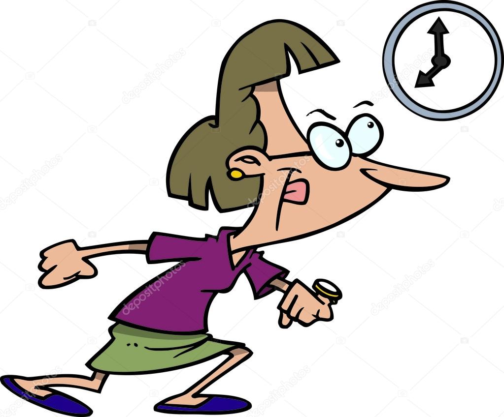 Cartoon Quitting Time — Stock Vector © ronleishman #13951337