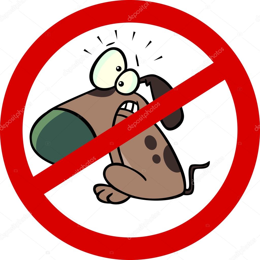 Cartoon No Dogs Allowed — Stock Vector © ronleishman #13951385