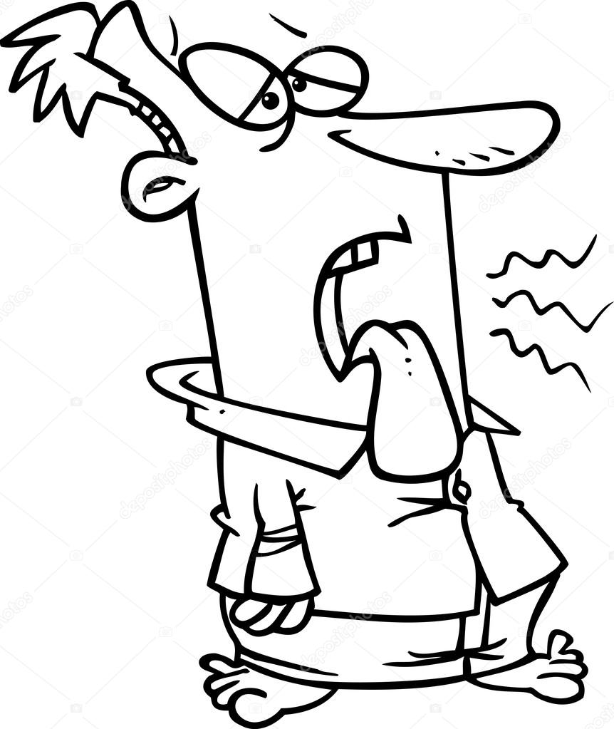 Cartoon Bad Breath — Stock Vector © ronleishman #13951578 Cartoon Bad Breath — Stock Vector © ronleishman #13951578