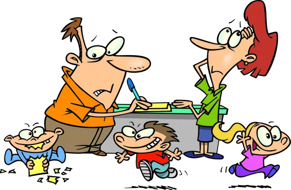 Gráfico vectorial Distraído Imagen vectorial Distraído | Depositphotos®