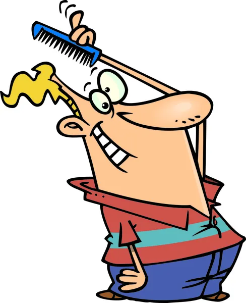 Comb hair Vector Art Stock Images | Depositphotos