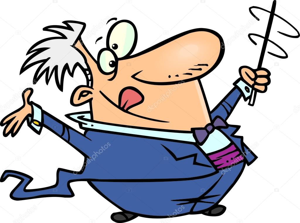 Cartoon conductor Stock Vector Image by ©ronleishman #13979773