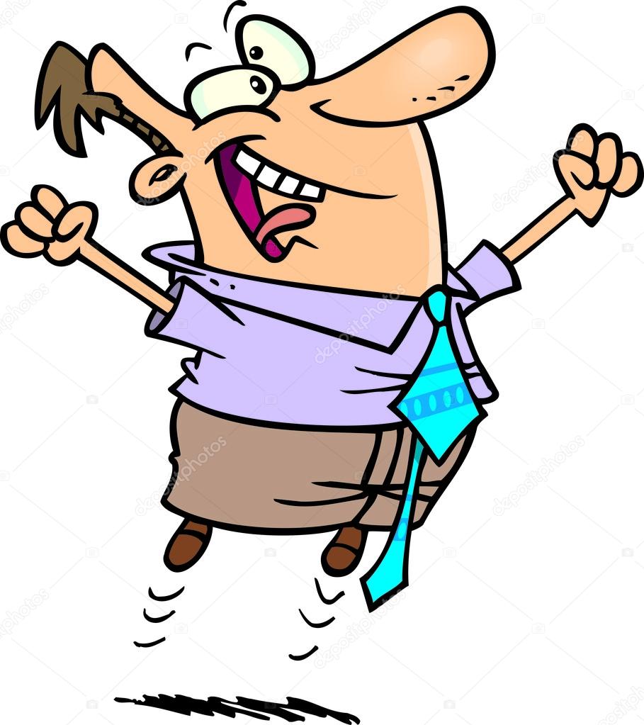 Person Jumping For Joy