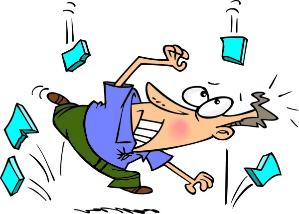 Cartoon Man Reaching Stock Vector by ©ronleishman 13978477