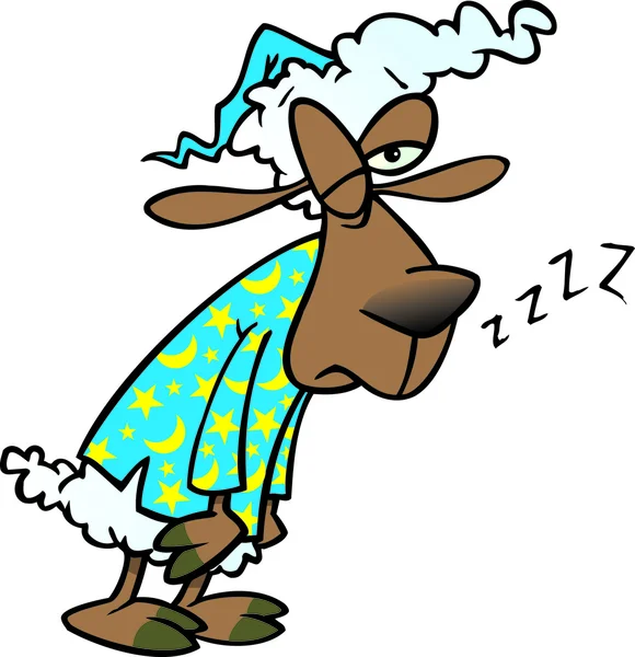 Sleepy sheep vector Vector Art Stock Images | Depositphotos