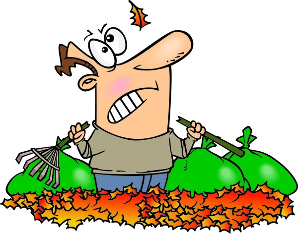 Free Clipart Rake Leaves