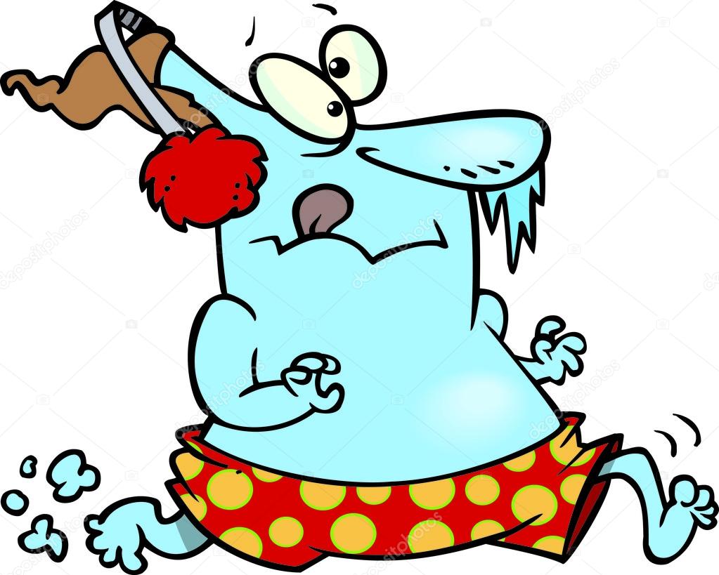 Cartoon Ice Swimmer Stock Vector Image by ©ronleishman #13980229