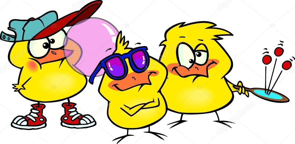Cartoon Chick Peeps Stock Vector Image by ©ronleishman #13980244