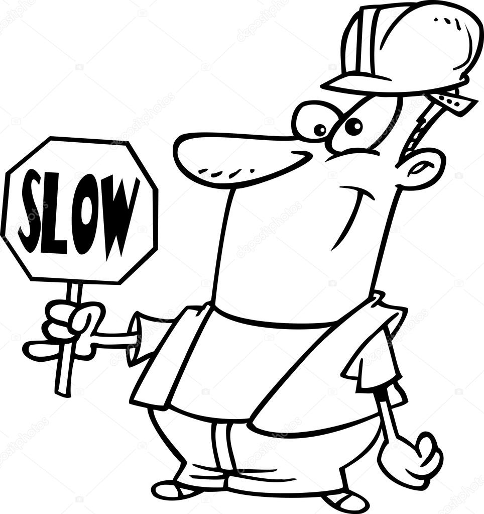 Flagman Clipart People