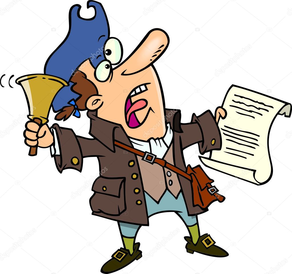 Cartoon Town Crier — Stock Vector © ronleishman #13982903