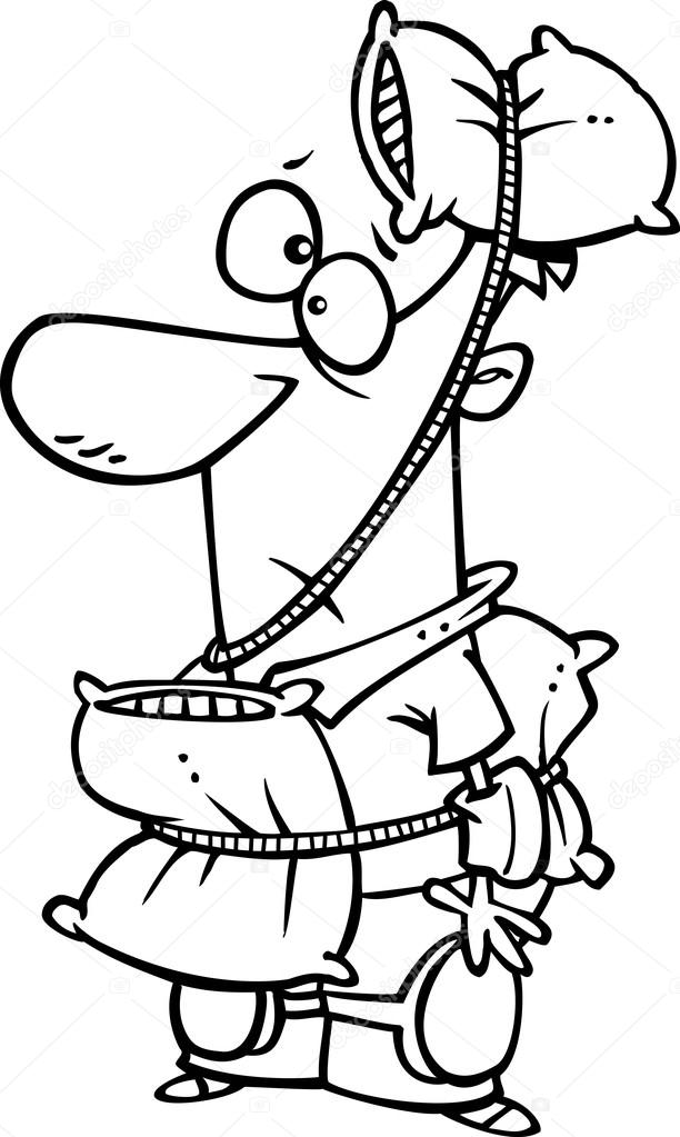 Cautious Person Clipart