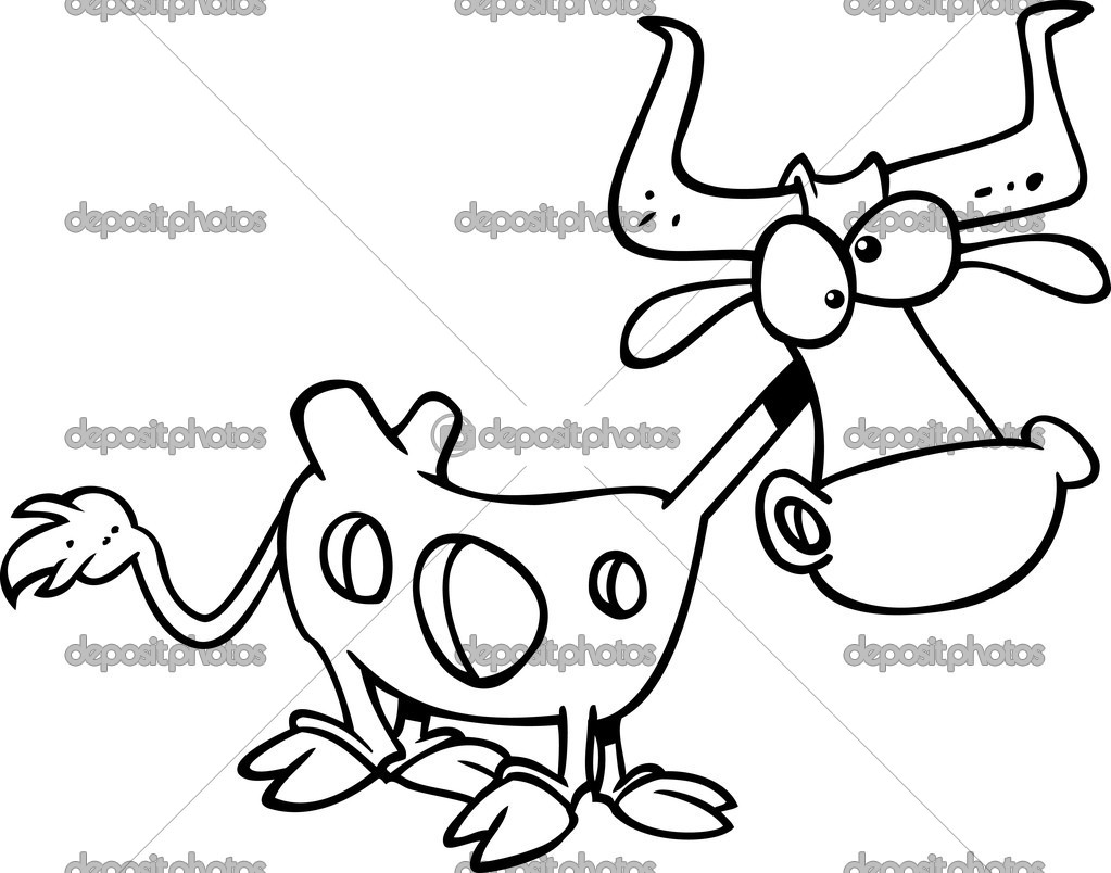 Cartoon Holy Cow Stock Vector Image by ©ronleishman #13983234
