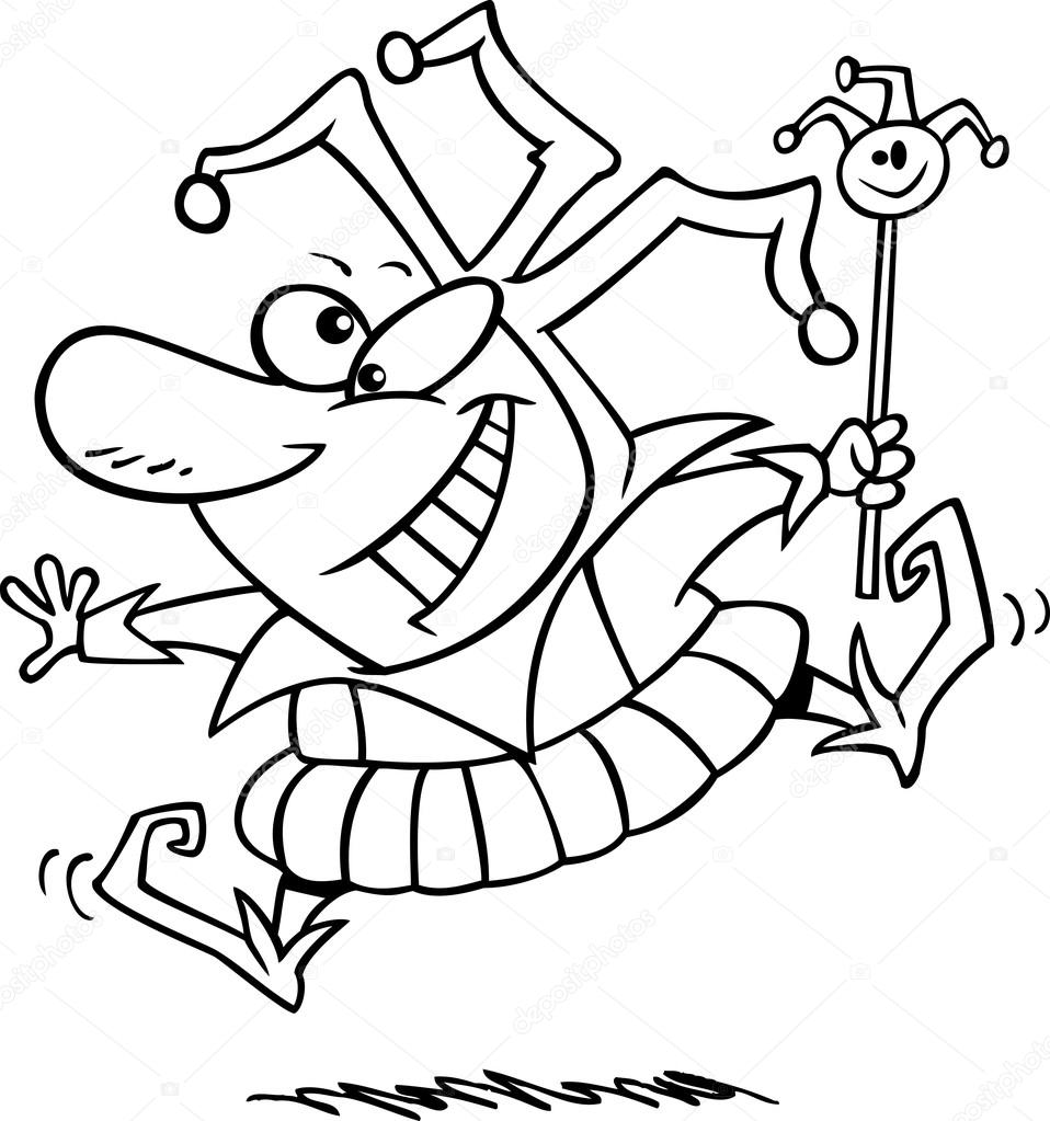Cartoon April Fool's Jester Stock Vector Image by ©ronleishman #13984420