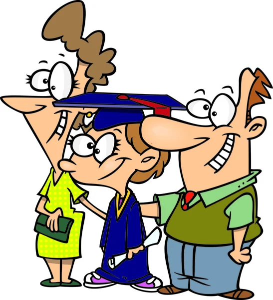 Cartoon Confused Graduate Stock Vector Image by ©ronleishman #14001444