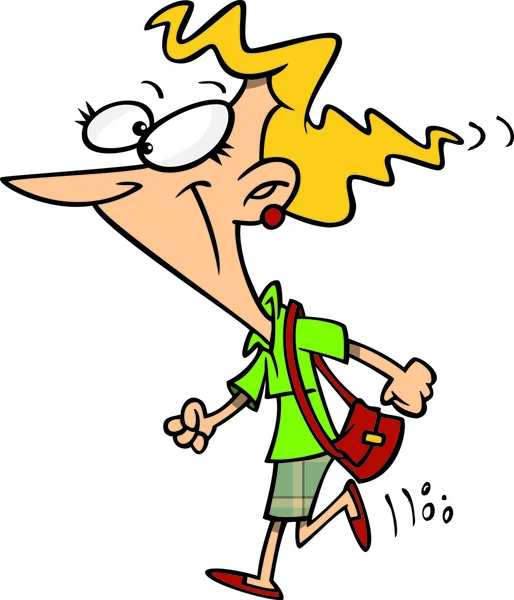 Clipart De Mulher Impaciente Desenhos Animados Determinada Mulher