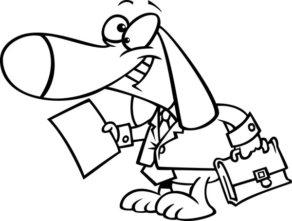 Cartoon Dog Running Stock Vector by ©ronleishman 13983245