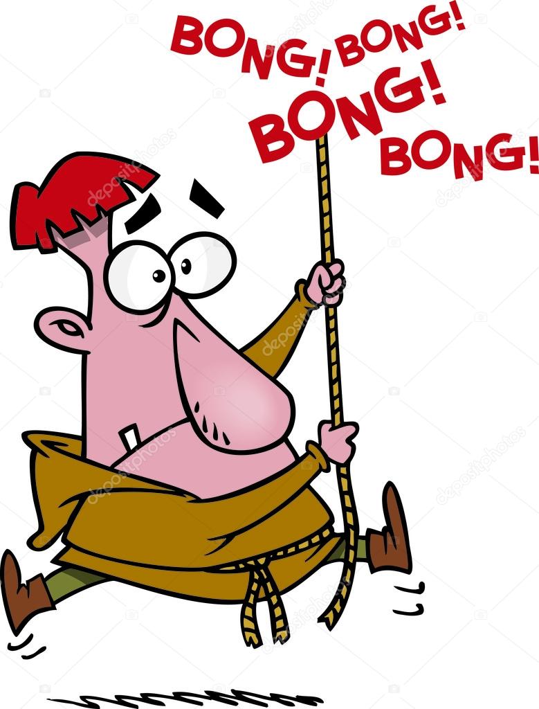 Cartoon Bell Ringer Stock Vector Image by ©ronleishman #14000405