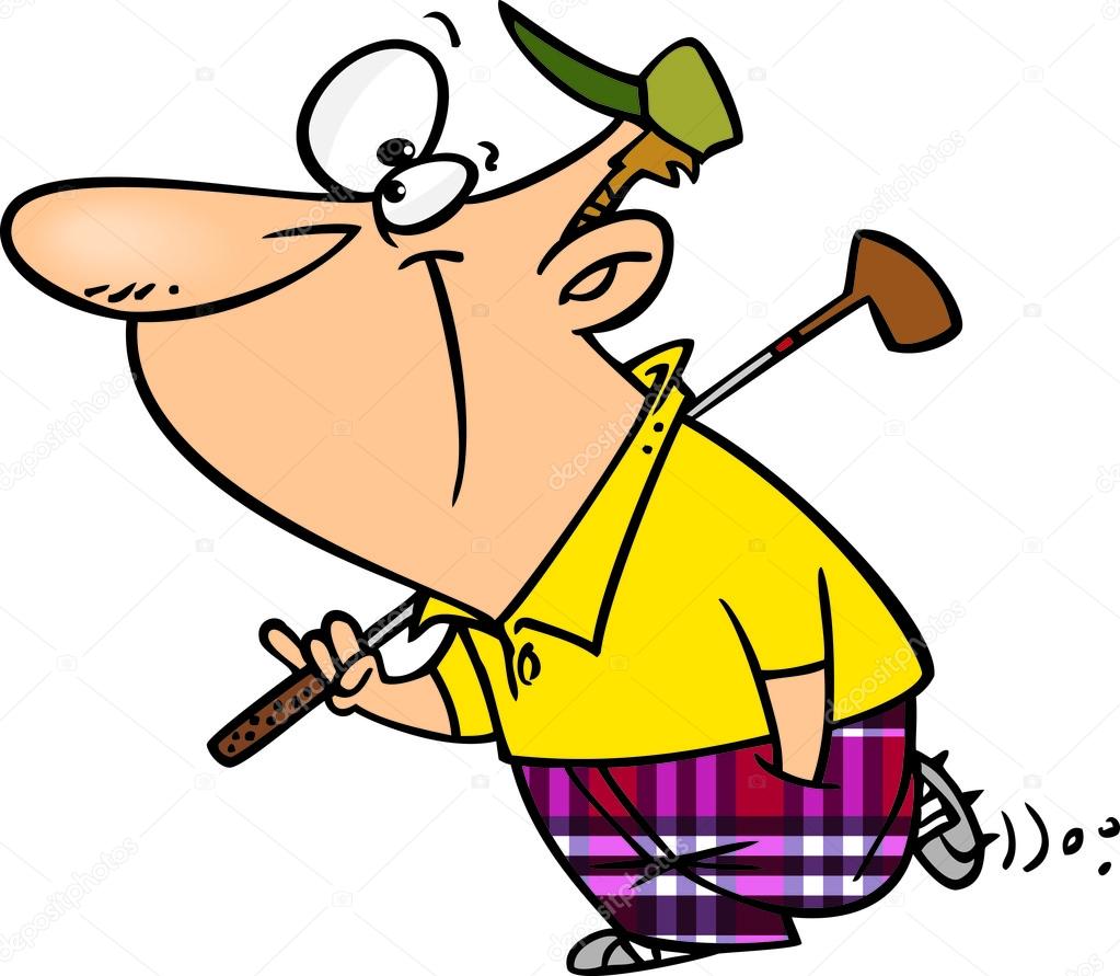 Cartoon Golfer Stock Vector Image By ©ronleishman 14001328