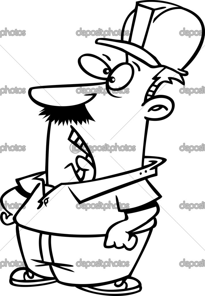 Cartoon Construction Foreman Stock Vector Image by ©ronleishman #14002736