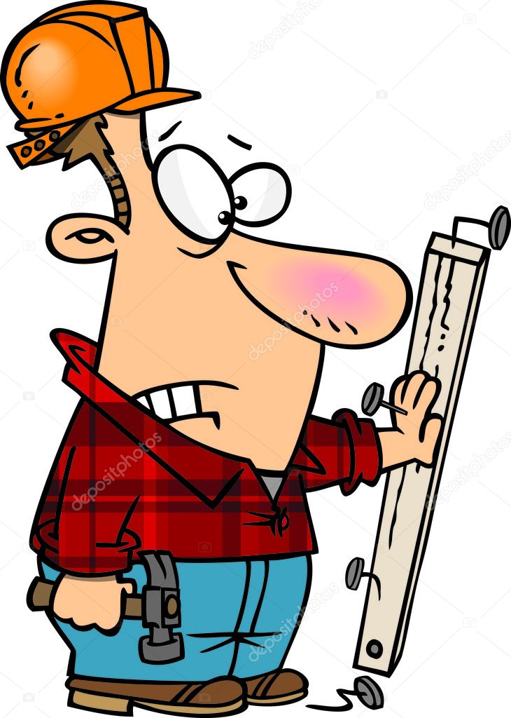 Accidente de construcción de dibujos animados Vector de stock por ...