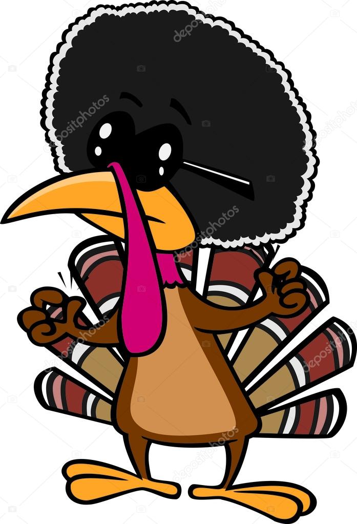 Cartoon Jive Turkey Stock Vector by ©ronleishman 14002972
